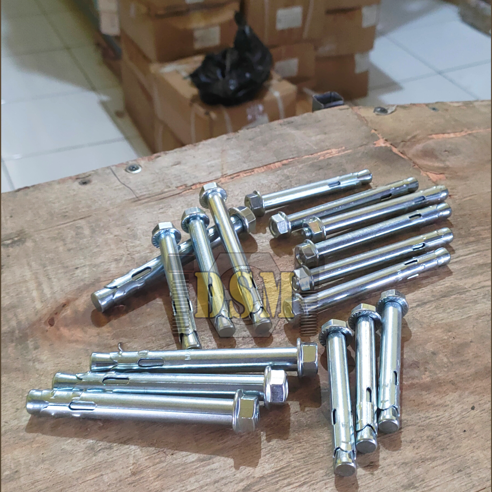 Jual Galvanis / Dynabolt Putih M16x80 / Sleeve Anchor Bolt M16 Dinabolt ...