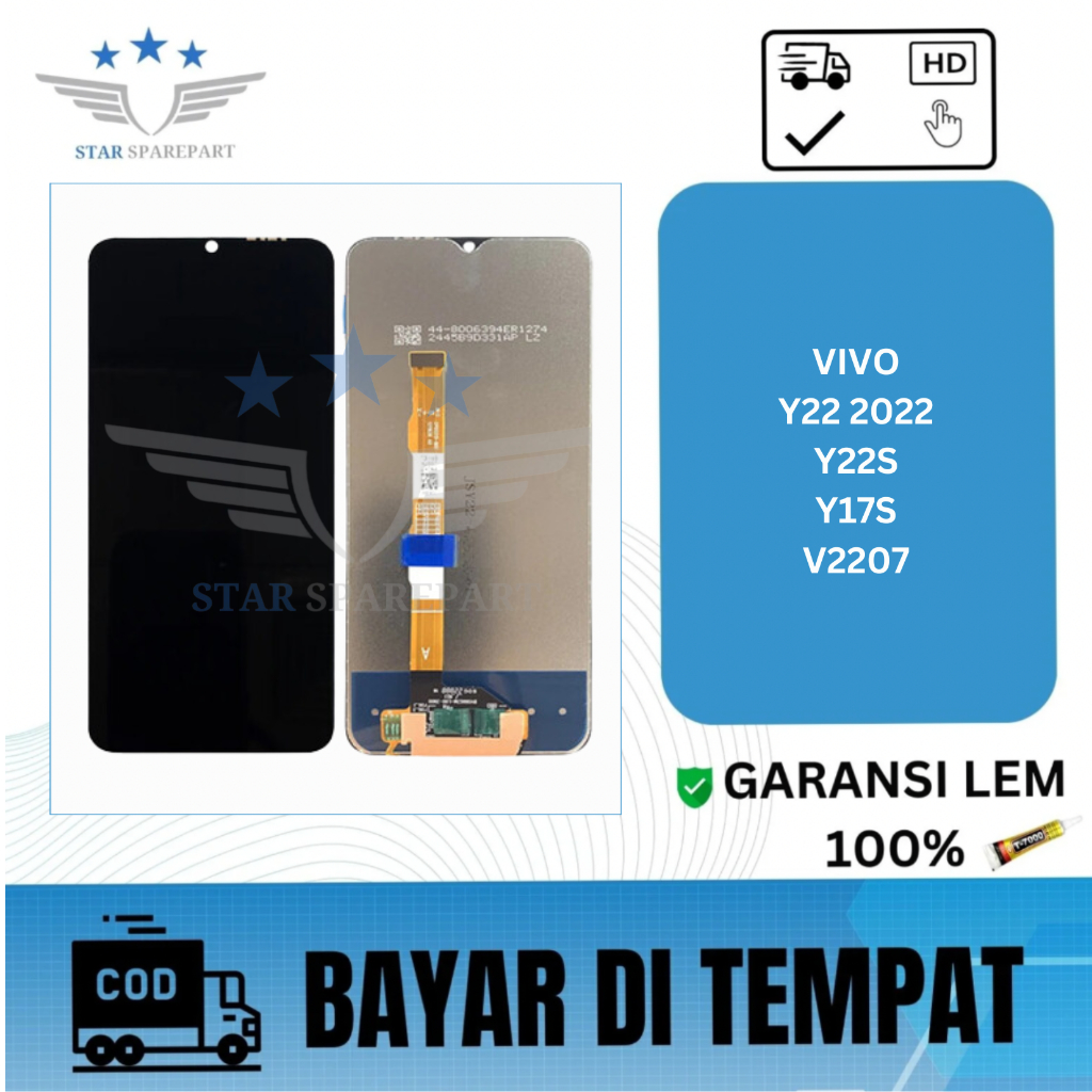 Jual LCD TOUCHSCREEN VIVO Y22 2022 / Y22S 2022 / Y17S / Y28 5G | Shopee ...