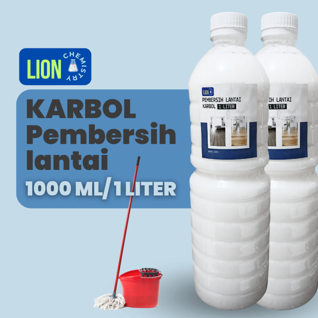 Jual Karbol PERMBERSIH LANTAI ISI BERSIH 1 LITER Aroma sereh | Shopee ...