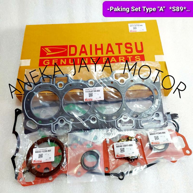 Jual packing gasket full set paking set Daihatsu S89 original grafit | Shopee Indonesia