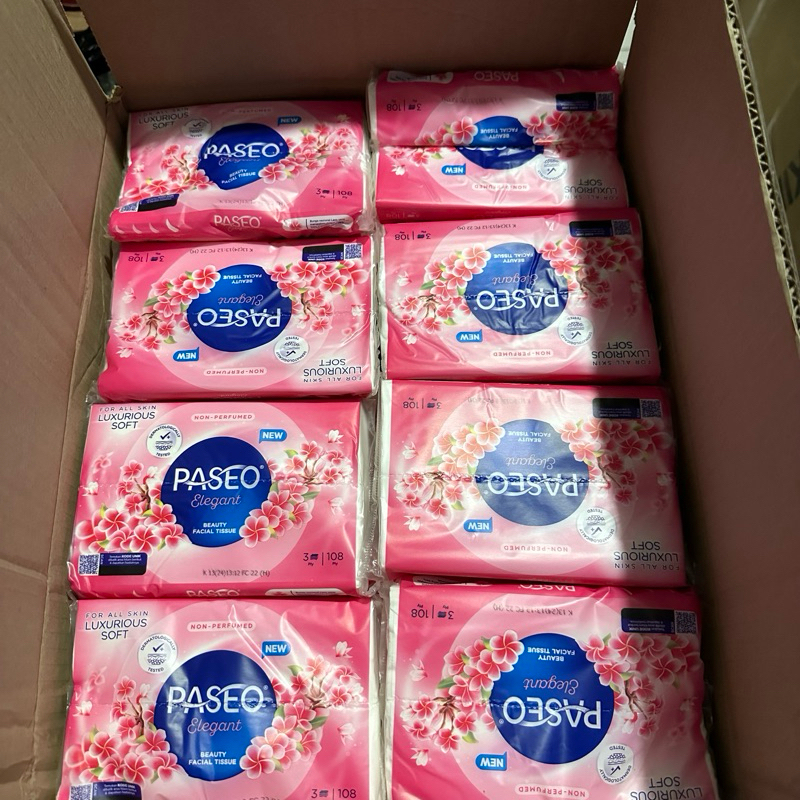 Jual TISSUE PASEO SMART TRAVEL PACK 50 SHET PAKET BERISI 20 PACK HEMAT ...