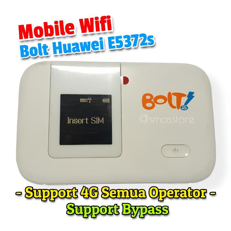 Jual Mifi Modem Wifi HUAWEI E5372s BOLT Slim 1 All Operator 4G - Mobile ...