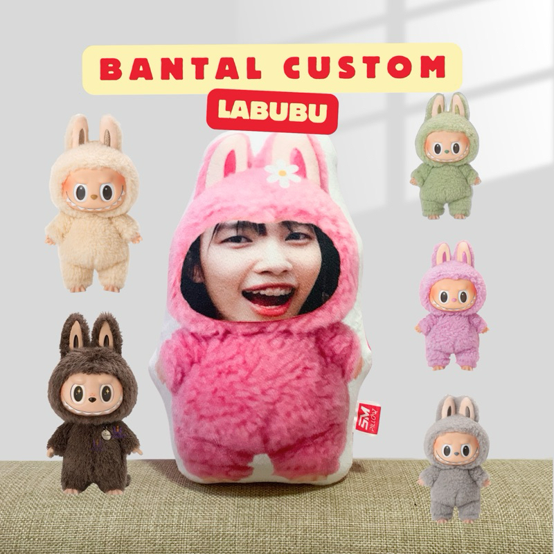 Jual Bantal Custom Foto Labubu Size S 30 | Shopee Indonesia