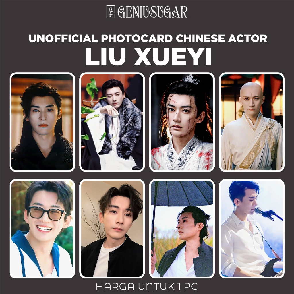 Jual [CHINESE ACTOR] PHOTOCARD LIU XUEYI MURONG JINGHE FANMADE | Shopee Indonesia