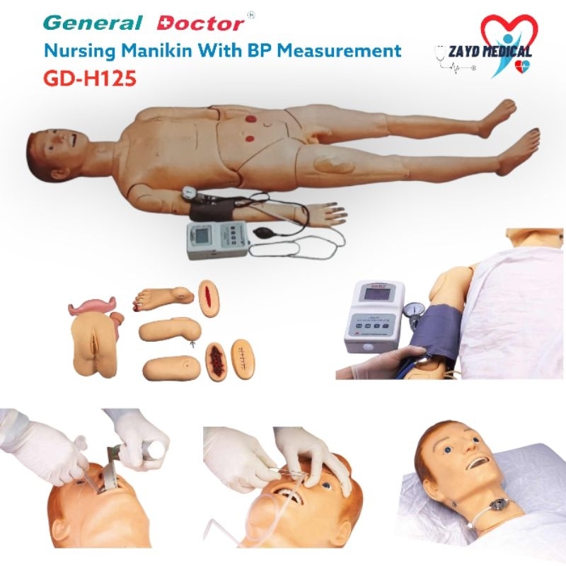 Jual Phantom Nursing Manikin With Bp Measurement GD-H125/ Manikin ...