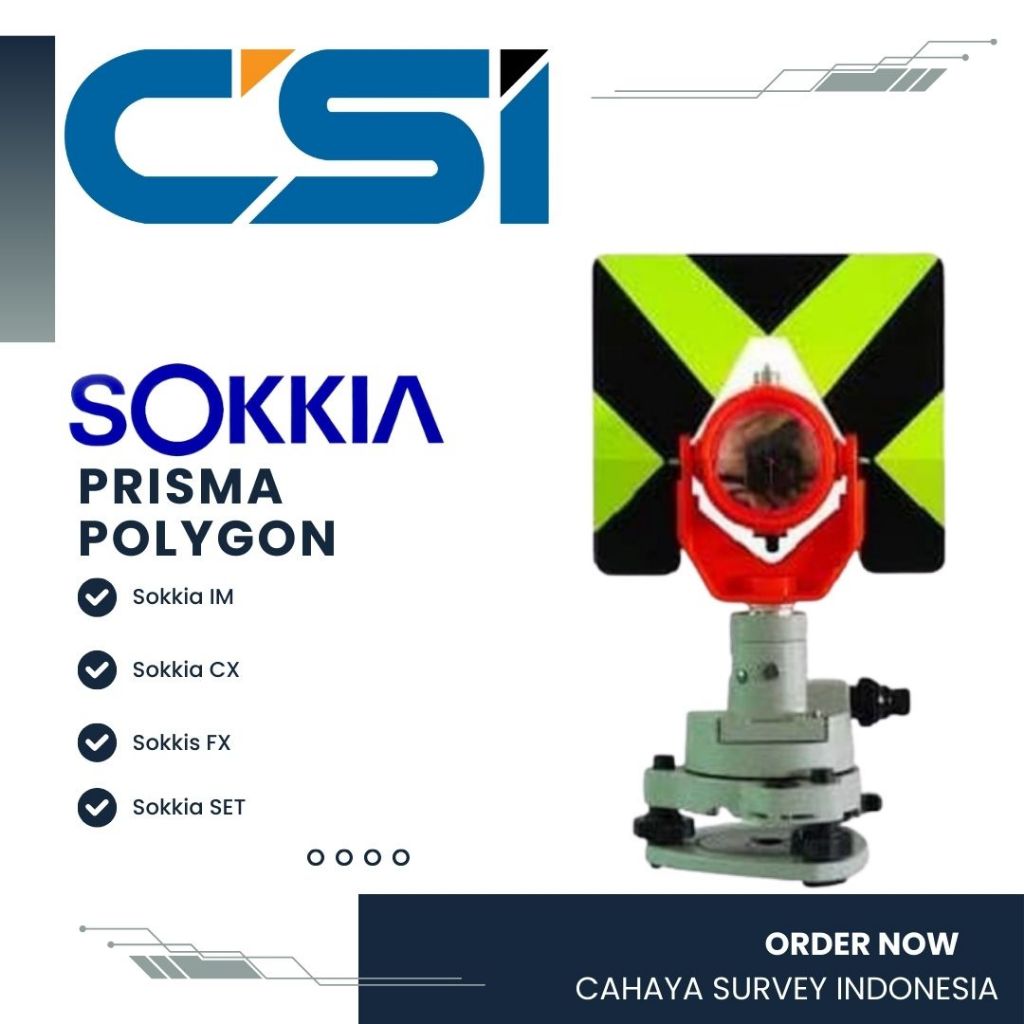 Jual Prisma Tribrach Sokkia / Prisma Polygon Sokkia / Prisma Poligon ...