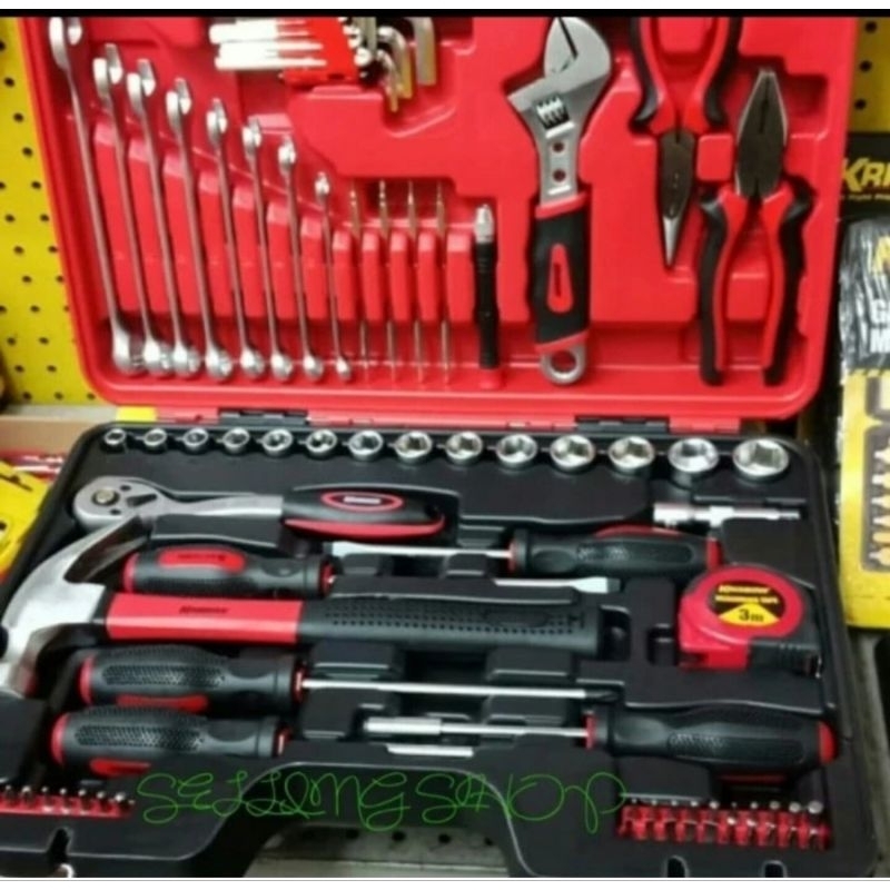 Jual ToolKit Box Set Tool Kit ORIGINAL Krisbow Kotak Perkakas Mekanik | Shopee Indonesia