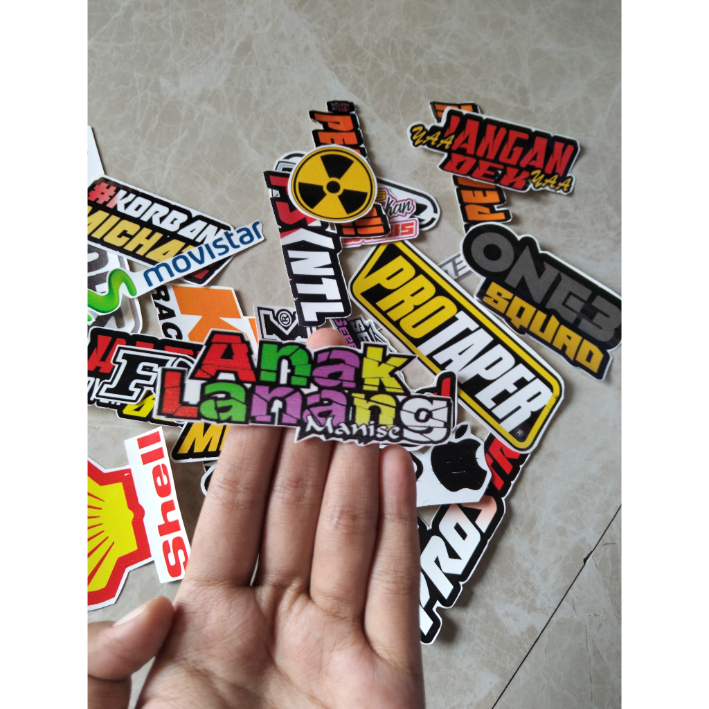 Jual Sticker Kata Kata Hitz Lucu Viral Hypebeast (Vynil Glossy) | Shopee Indonesia