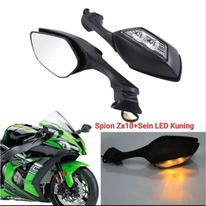 Jual Spion Zx10 Fairing Sein LED Kuning R15 V2 V3 V4 GSX Ninja 250 Fi ...