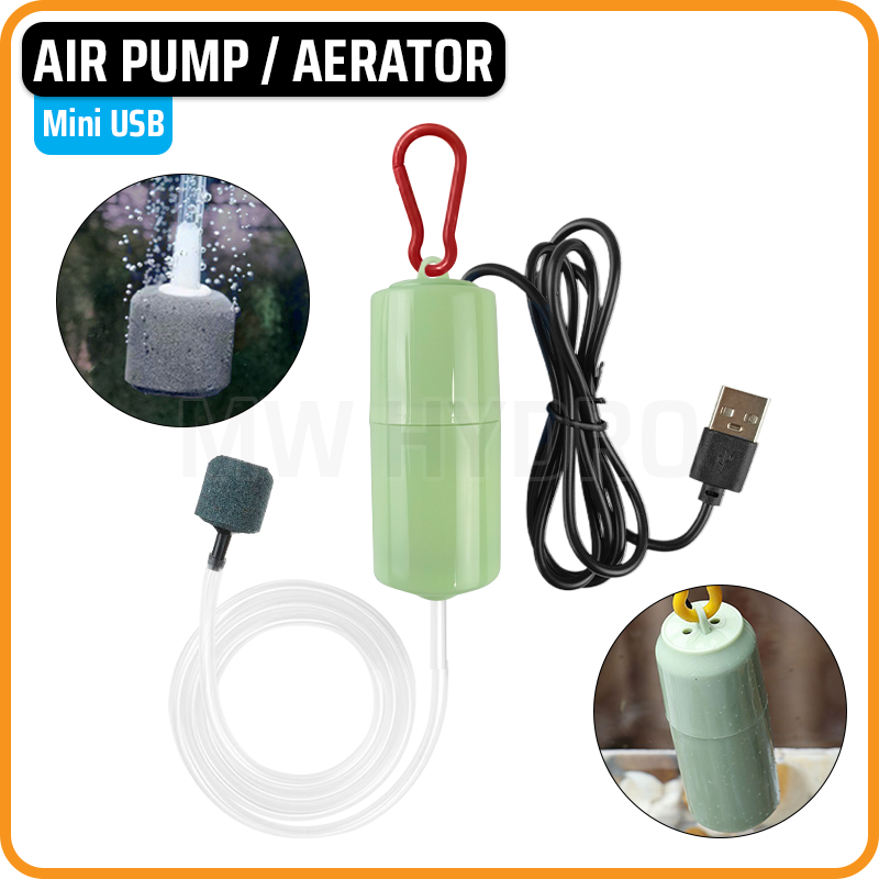 Jual Mini Portable USB Air Pump / Aerator, AP-05 | Pompa Udara Akuarium ...
