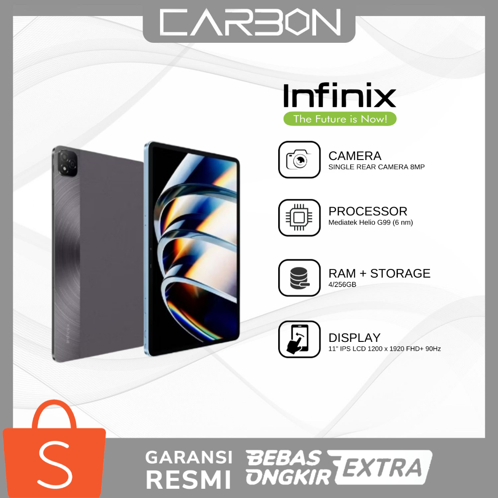 Jual INFINIX XPad 4/256GB - Mediatek Helio G99 - 11" 90Hz FHD+ - 7000 ...