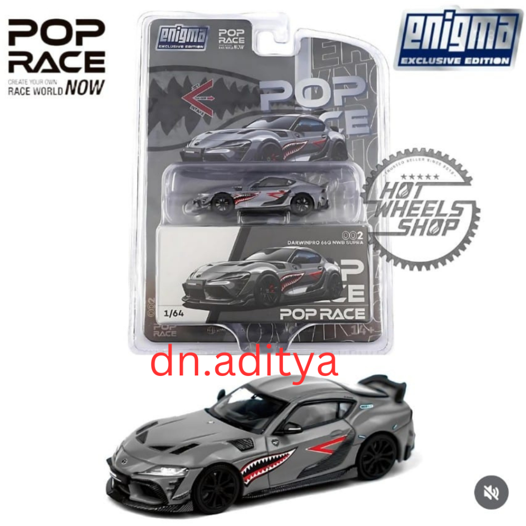 Jual POP RACE Darwin Pro 66G NWB Supra A90 - Grey Metallic 25 | Shopee ...