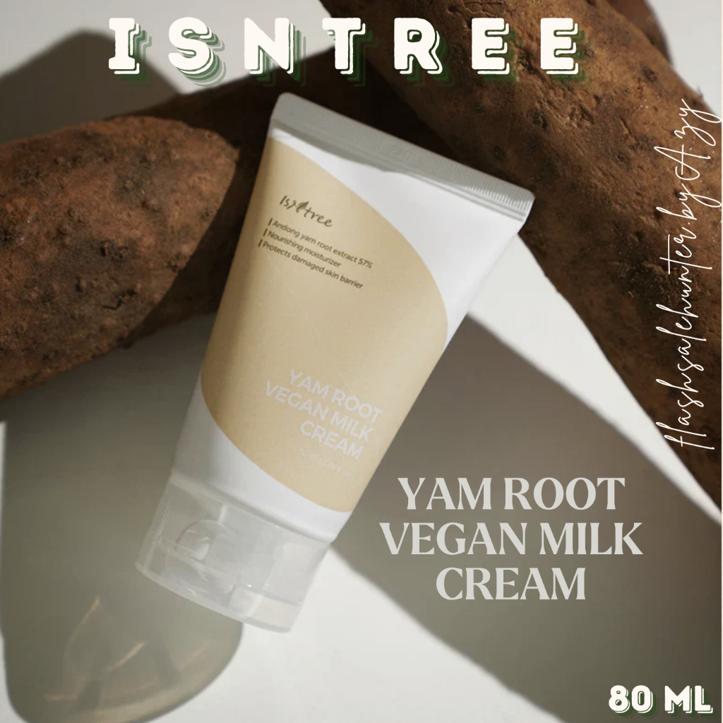 Jual Isntree Yam Root Vegan Milk Cream 80 ml / oat rice panthenol ...