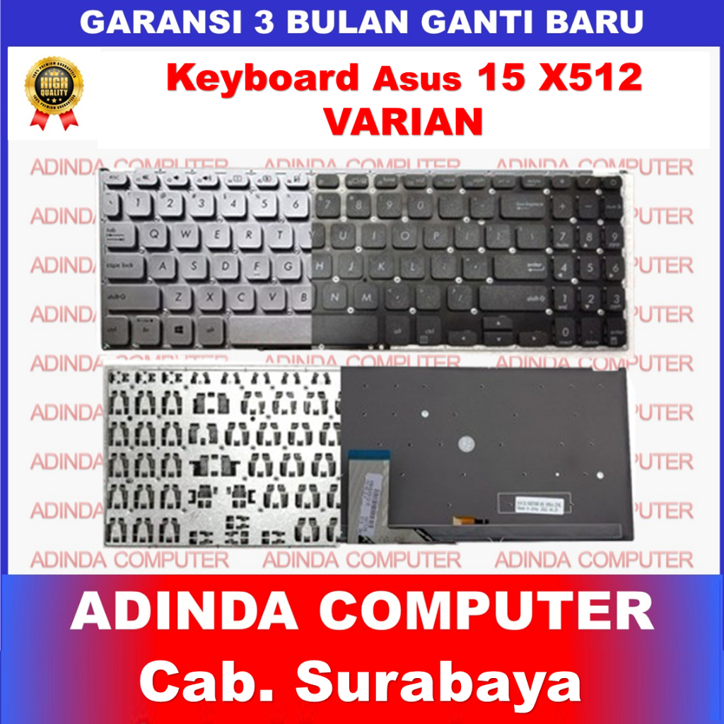Jual Keyboard Asus Vivobook 15 X512 X512D X512DA X512FA X512JA X512UA ...
