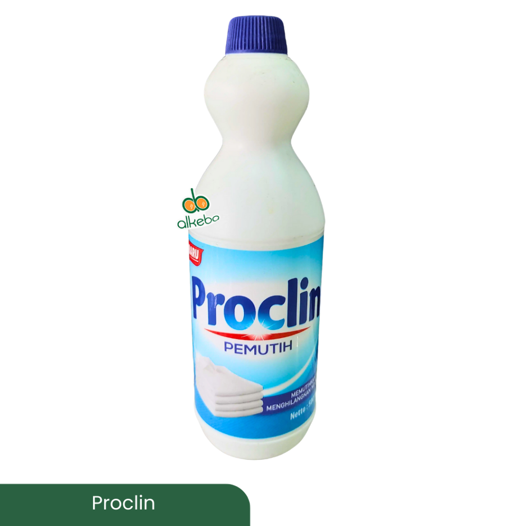 Jual Proclin Pemutih Pakaian kemasan 500ml - pemutih pakaian laundry ...
