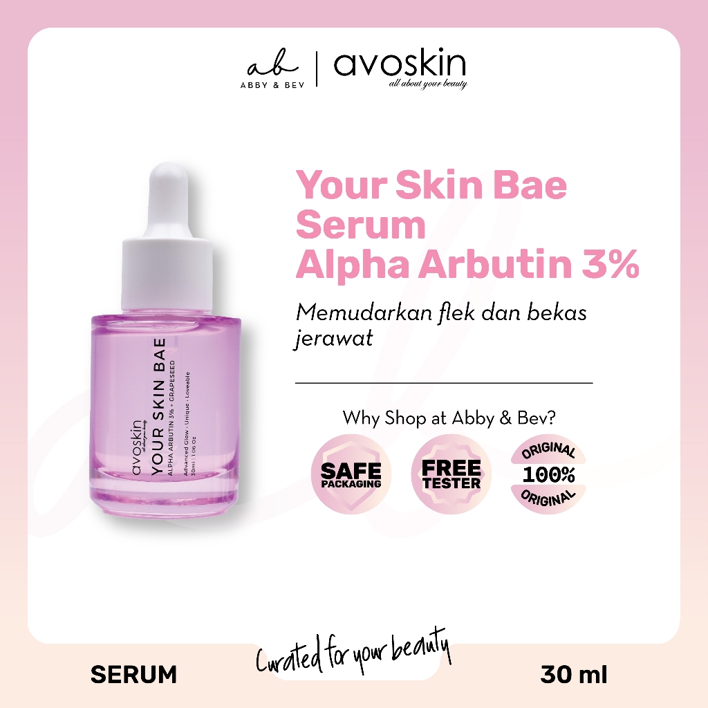 Jual AB - Avoskin Your Skin Bae Alpha Arbutin 3% + Grapeseed Serum ...