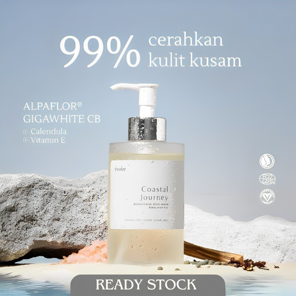 Jual EVOKE Brightening Body Wash 300ml - Kulit Gatal/Luka Basah/Kulit ...