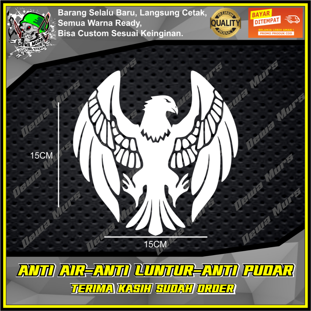 Jual Cutting Sticker VECTOR ELANG Cocok Buat Motor Dan Mobil | Shopee ...