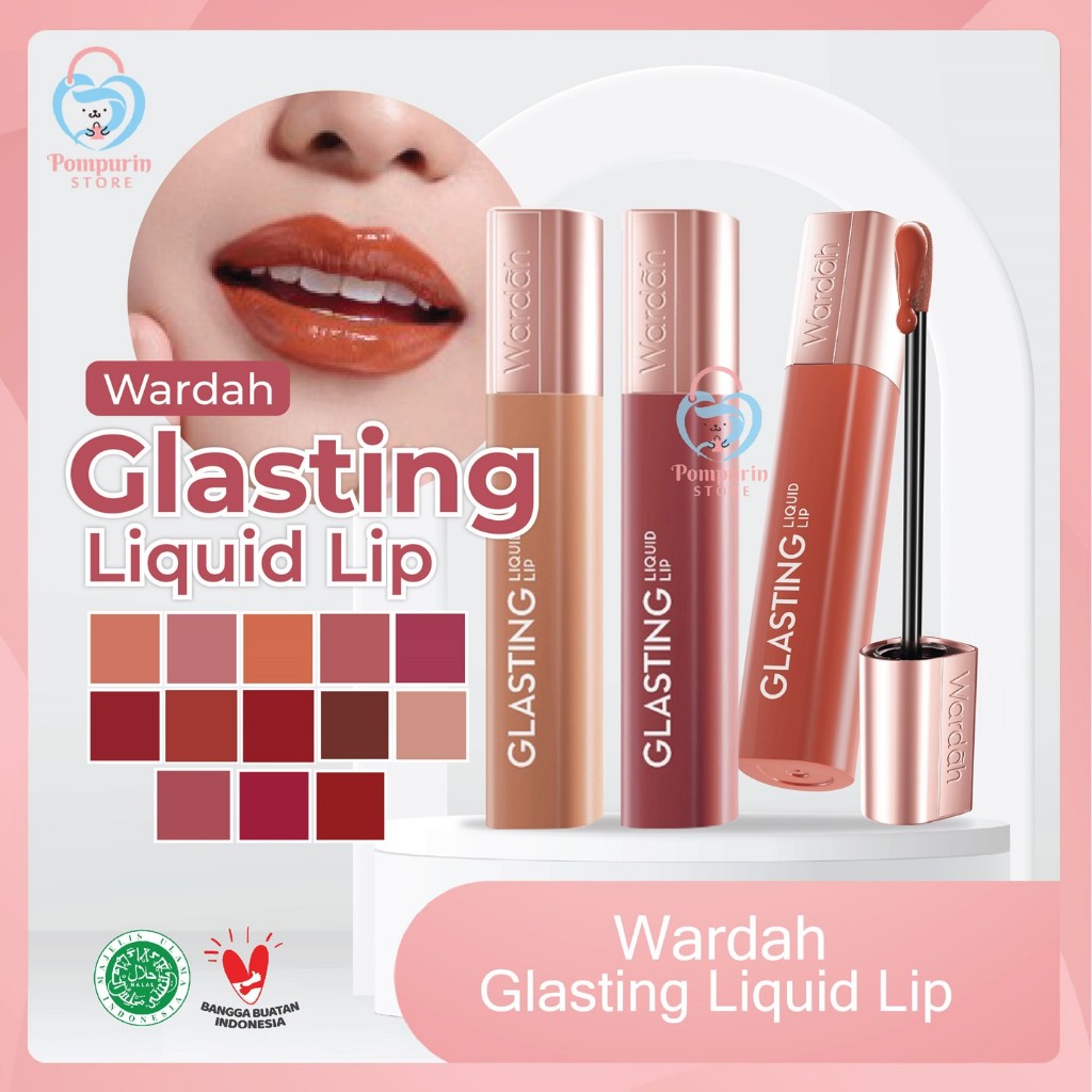Jual Wardah Glasting Liquid Lip 3.5gr (Lip Cream Transferproof) - Lip ...