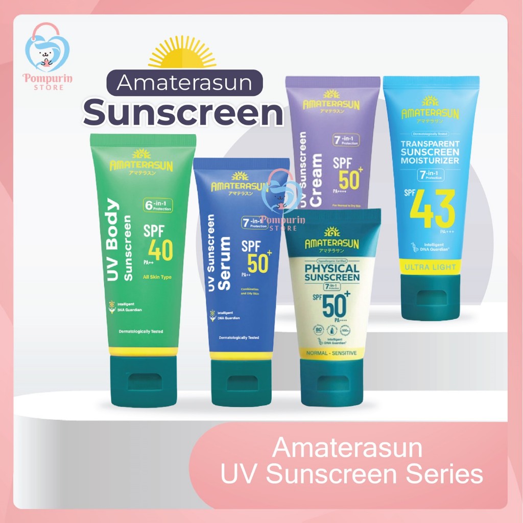 Jual Amaterasun UV Sunscreen Series - Physical Sunscreen / Sunscreen ...