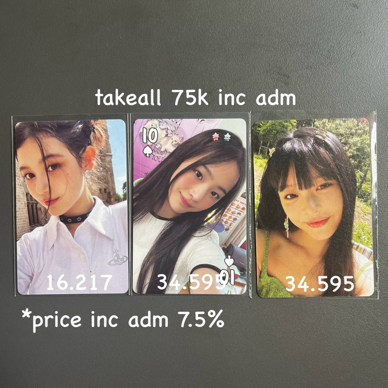Jual wts jual photocard newjeans hanni bucket hanni tinkerbell minji ...