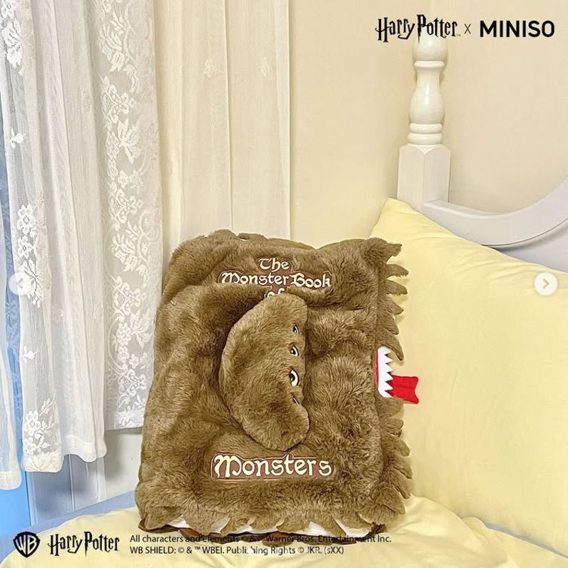 Jual Miniso x Harry Potter 16in. the Monster Book of Monsters Pillow ...