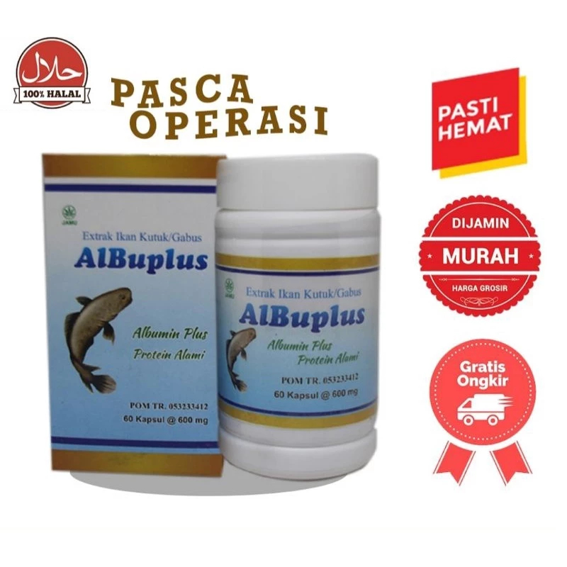 Jual ikan gabus ikan kutuk SERBUK| Albu Plus Albuplus albumin ikan kolagen ekstrak albumin 30 ...