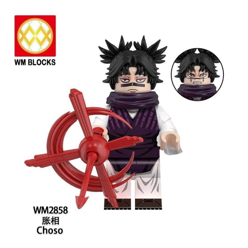 Jual Mini Action Figure Choso Anime Jujutsu Kaisen Brick Mainan Balok ...