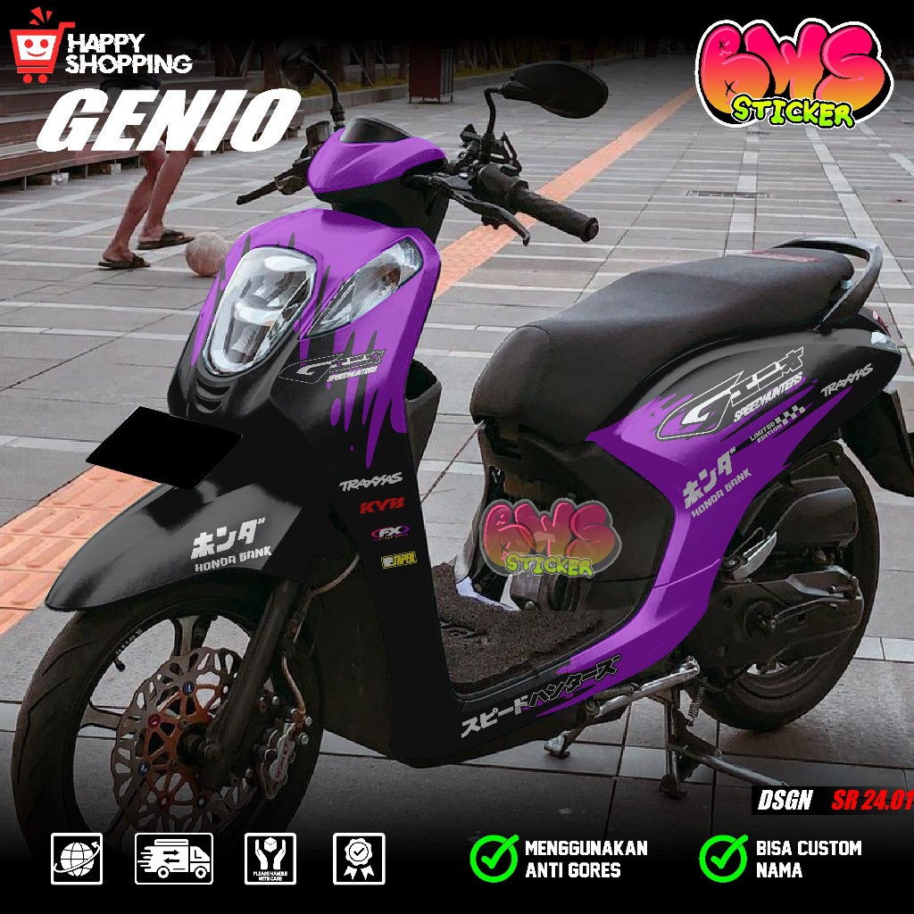 Jual Sticker Decal Full Body Motor Honda Genio 2019 2020 2021 2022 2023 ...