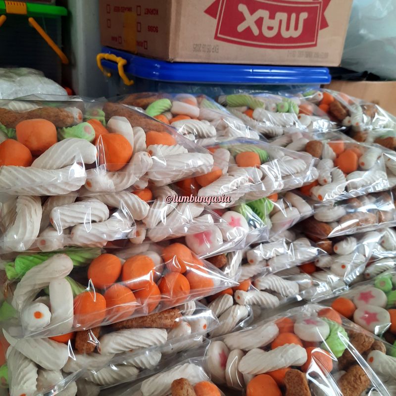 Jual Suki Curah Campur 250 Gram - Hotpot Frozen Food Seafood Steamboat ...