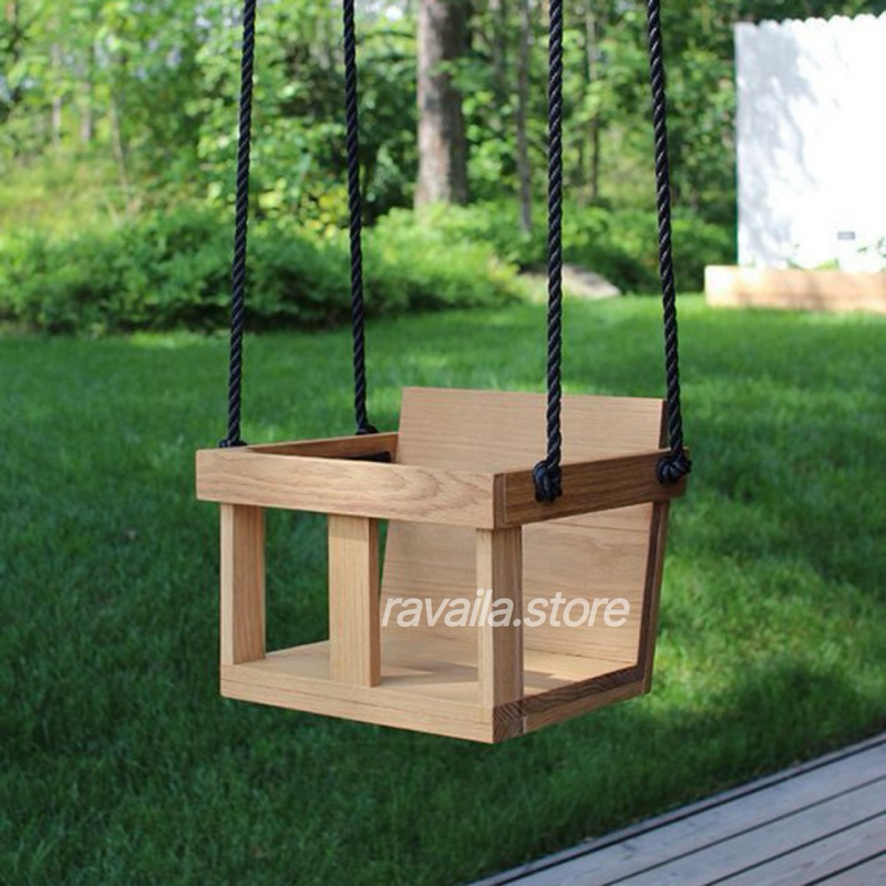 Jual Ayunan tali tambang anak indoor outdoor - mainan anak wooden swing ...