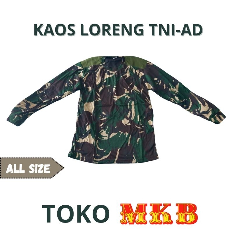 Jual KAOS LORENG TNI-AD | Shopee Indonesia