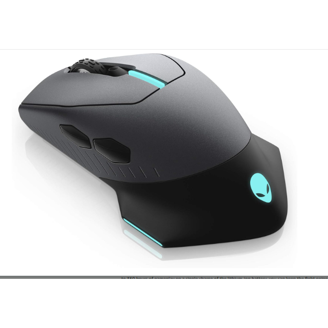 Jual Alienware Wired/Wireless Gaming Mouse AW610M: 16000 DPI Optical ...