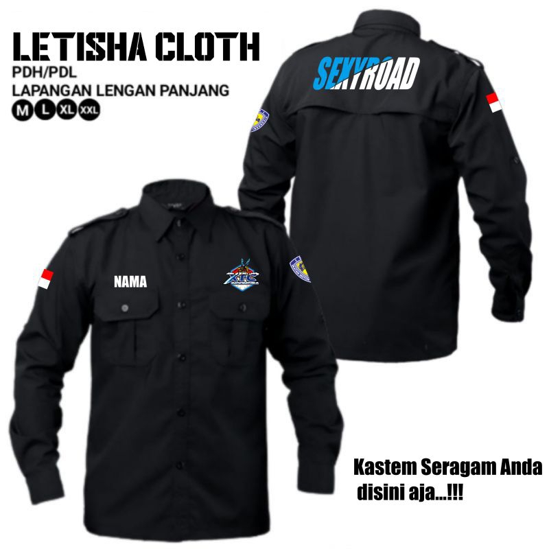 Jual kemeja xtc//kemeja xtc//kemeja ormas xtc//kastem nama//kemeja ...