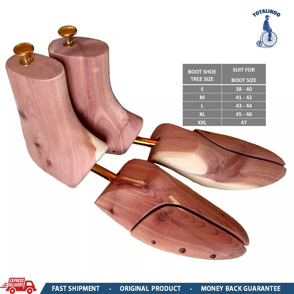 Jual Cedar Wood Boot Shoe Tree | Penyangga Sepatu Boot Kayu Cedar ...