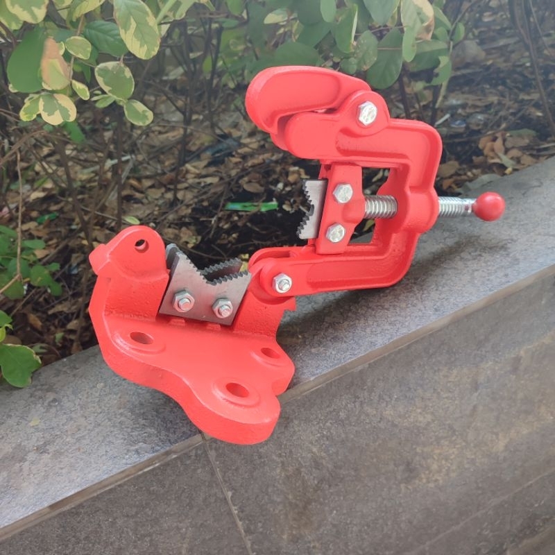 Jual Clamp pipa/ catok pipa tanggem 3" vice pipe | Shopee Indonesia