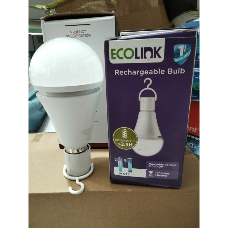 Jual LAMPU AC/DC Emergency Ecolink 11 watt | Shopee Indonesia