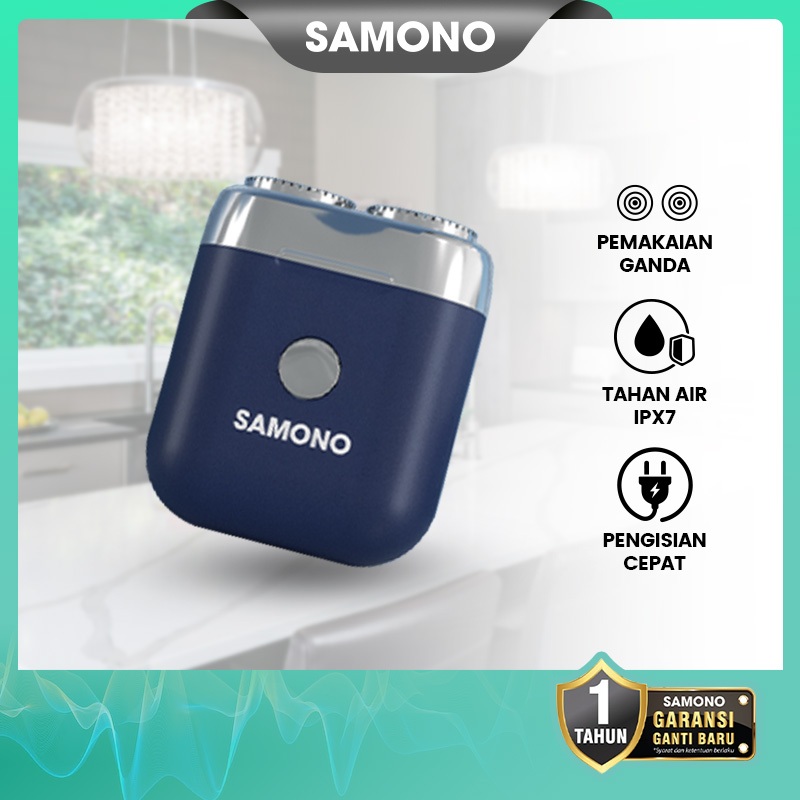 Jual Samono Shaver Mini Travel Elektrik Pencukur Jenggot Alat Cukur Jenggot & Kumis waterproof ...