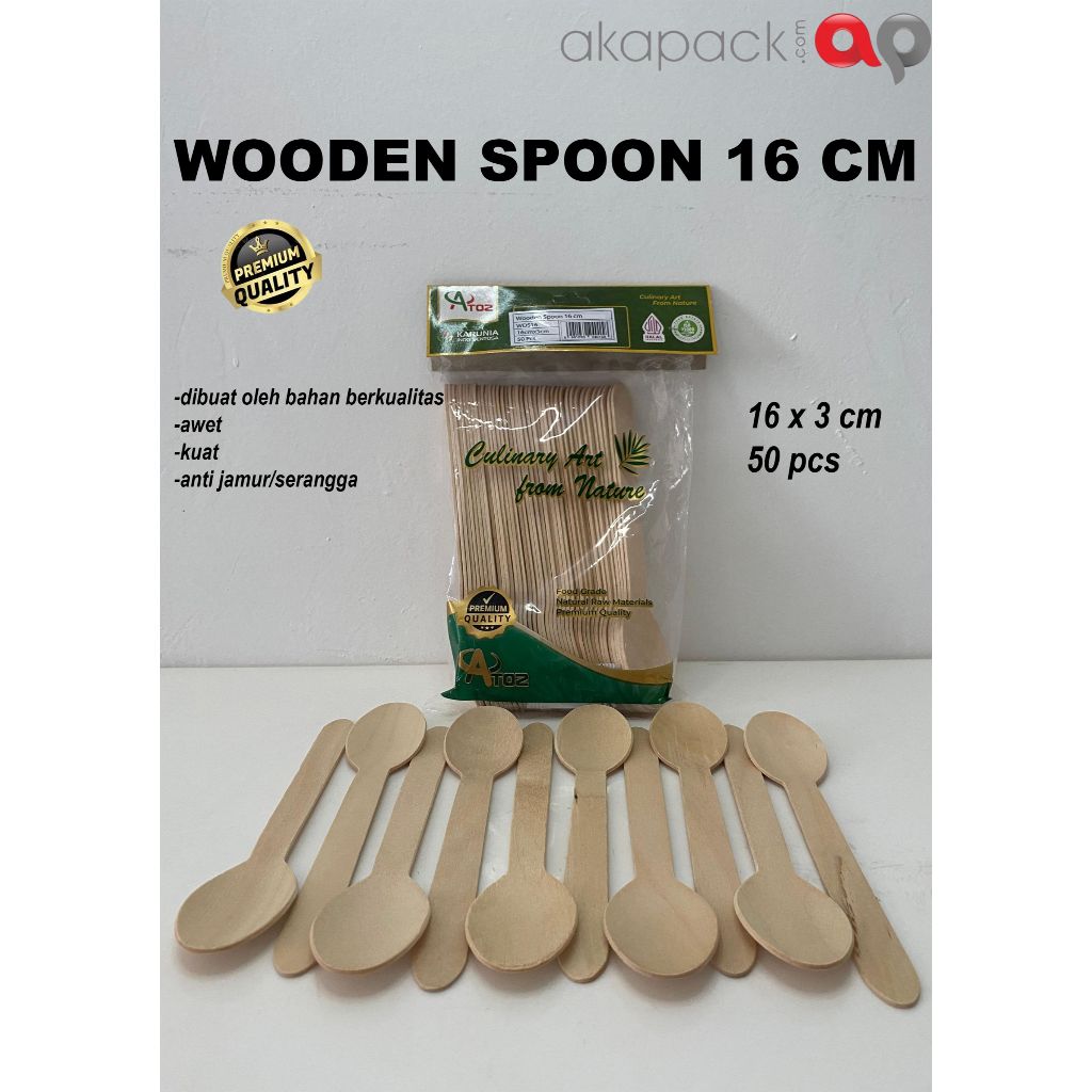 Jual SENDOK MAKAN KAYU SENDOK KAYU GARPU MAKAN WOODEN CAKE WOODEN SPOON ...