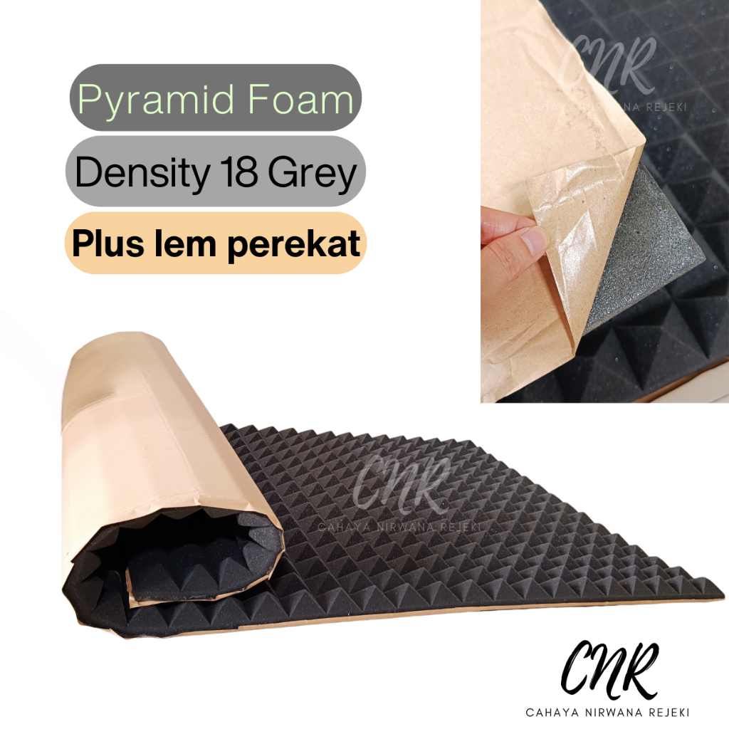Jual Busa profil peredam suara ruangan model Pyramide atau limas tebal ...
