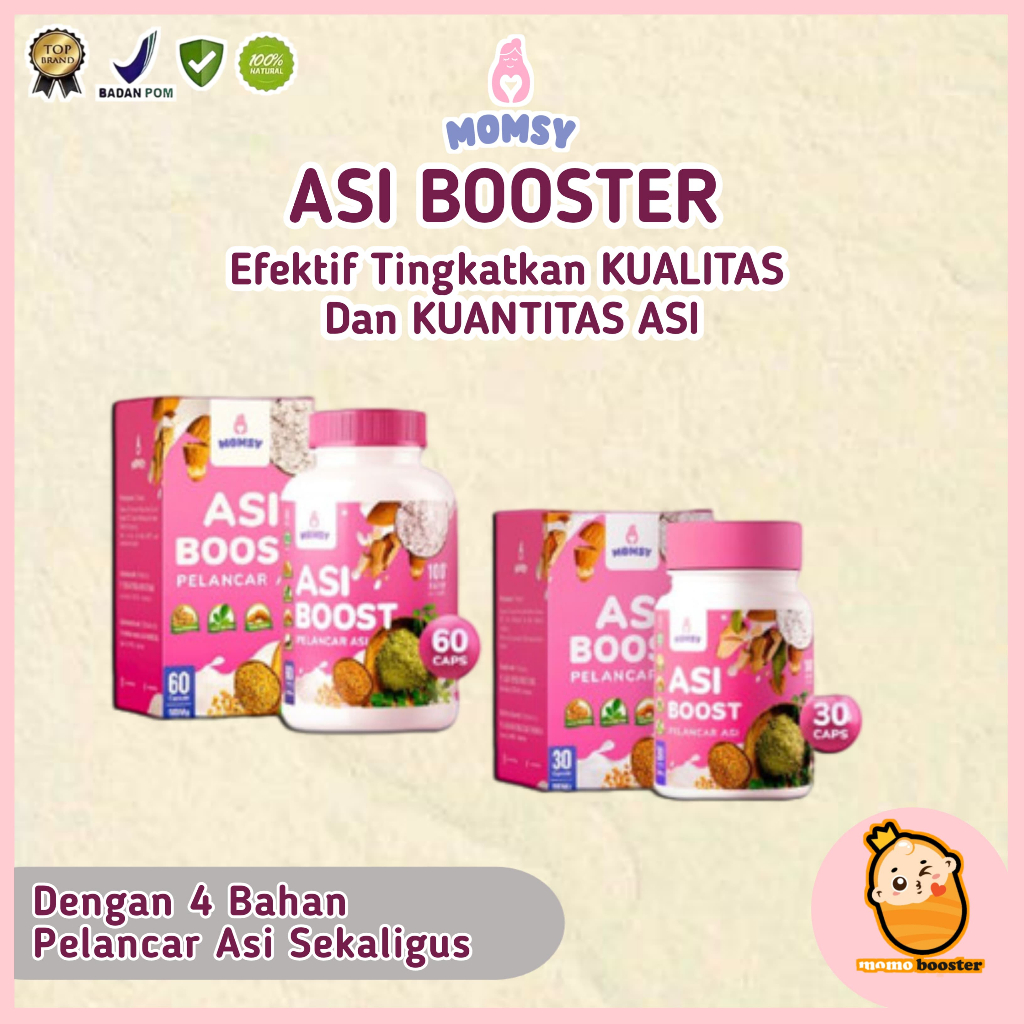 Jual MMBS MOMSY Asi Booster Pelancar ASI 30 & 60 kapsul BPOM & Halal ...
