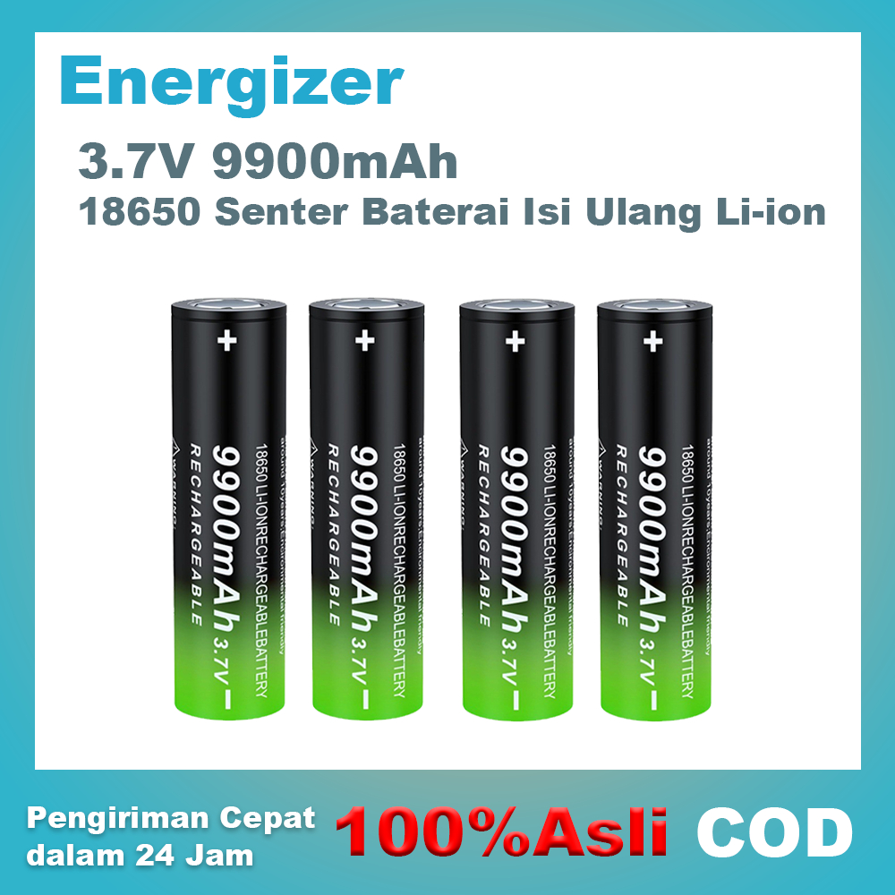 Jual Baterai 18560 baterai lithium 3.7v 9900mAh Baterai Isi Ulang Kapasitas Tinggi Li-ion ...