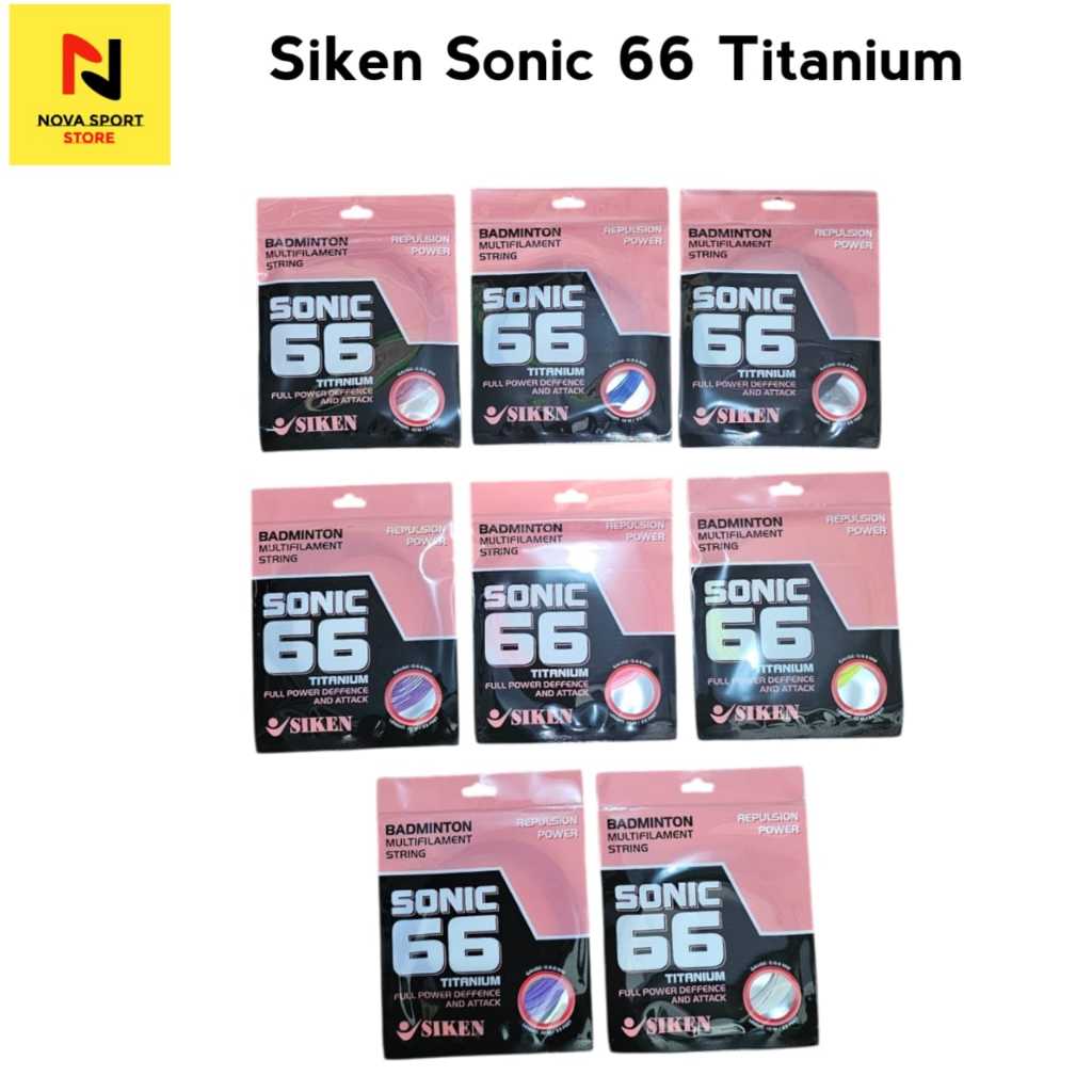 Jual SIken Senar Badminton Sonic 66 Titanium | Shopee Indonesia