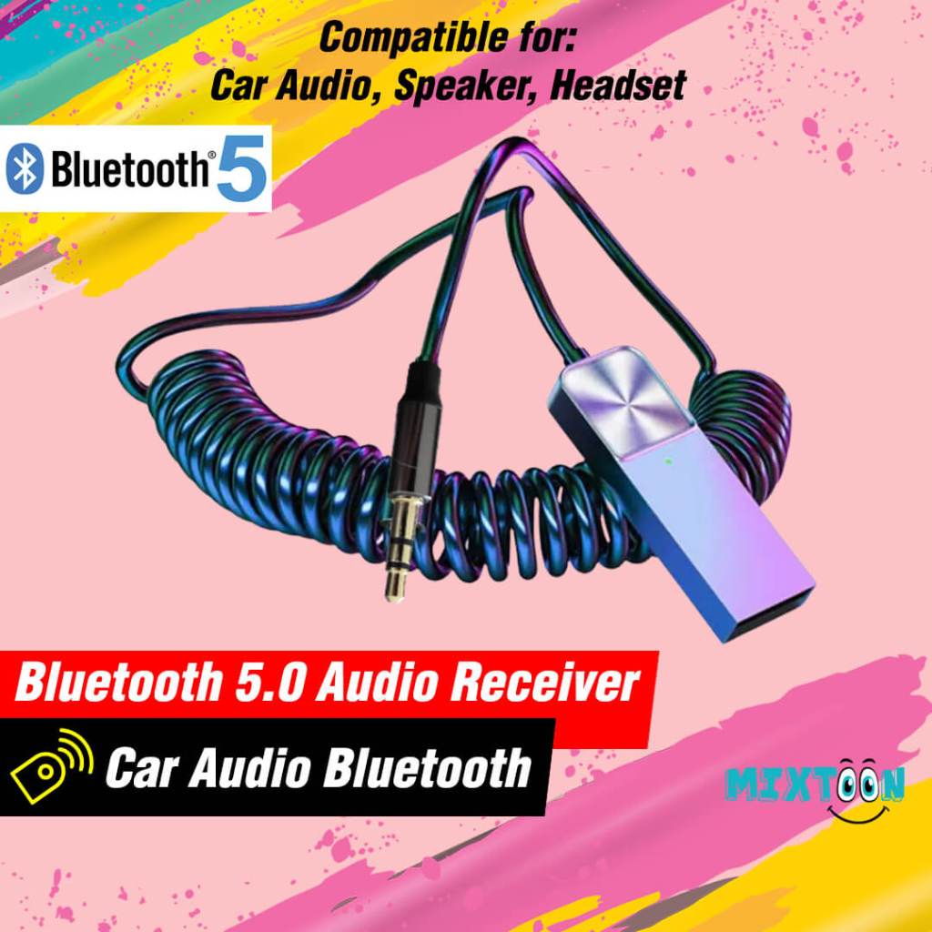 Jual Adapter Wireless Bluetooth untuk Audio Mobil AUX 3.5mm Jack Audio ...