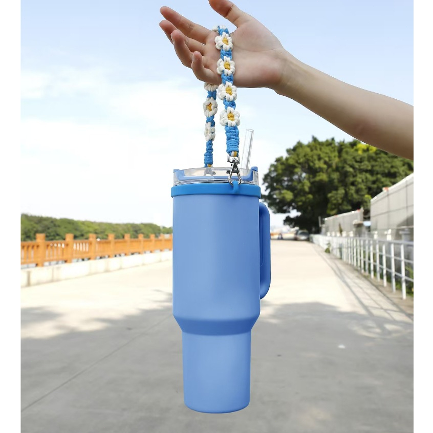 Jual Bb&B Tali botol air Stanley Liontin penutup cangkir anyaman buatan ...