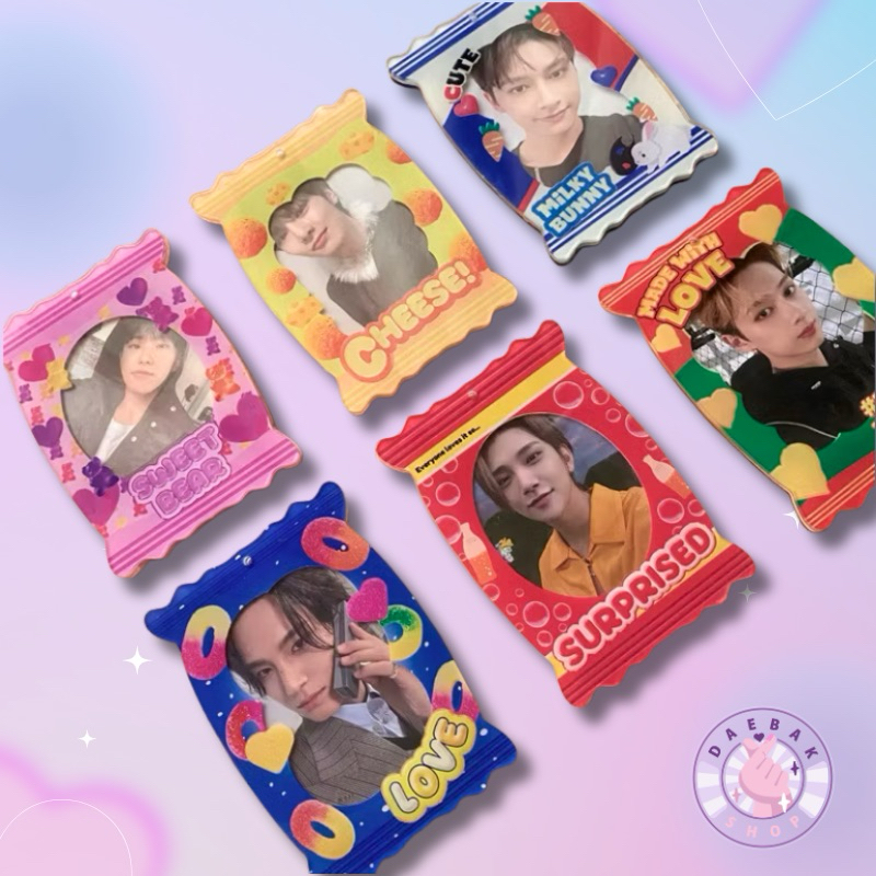 Jual [Ready stock] chiki candy Photocard Holder 2 sisi 2 side kpop ...