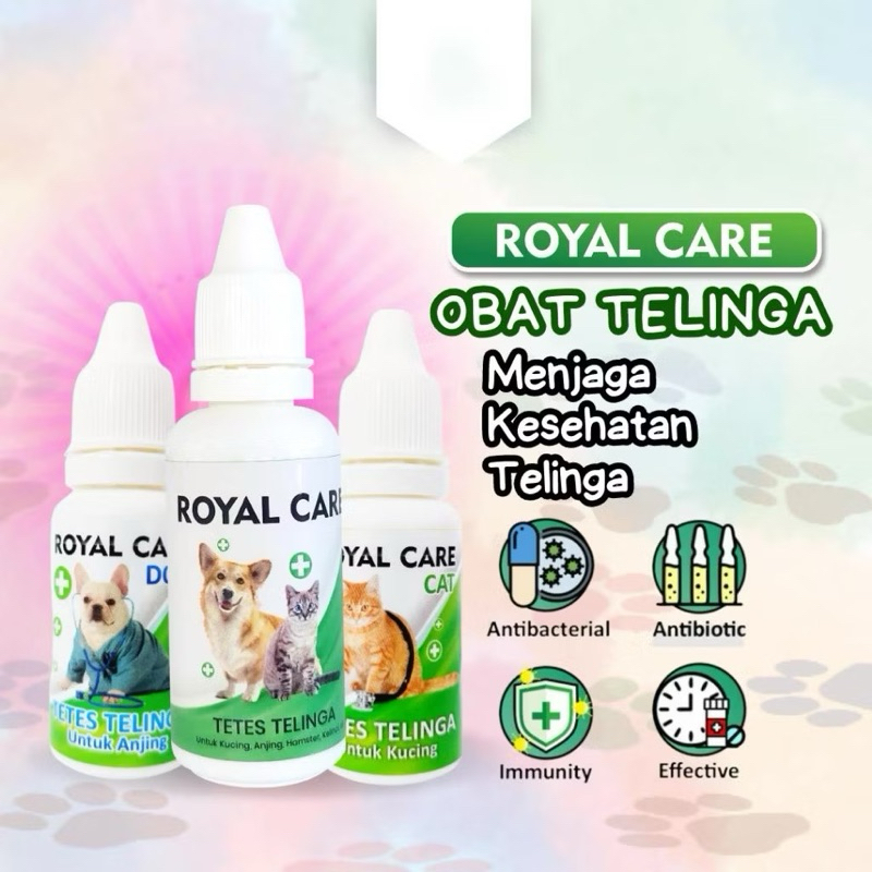 Jual Royal Care Obat Tetes Telinga Kucing Anjing 10ml Obat Tetes ...