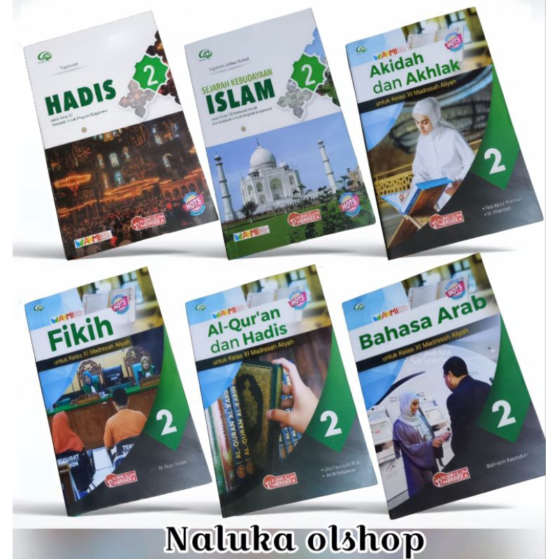 Jual Aqila kurikulum merdeka kelas 11 / XI MA // kurmer KMA // Bahasa Arab, fikih, akidah akhlak ...
