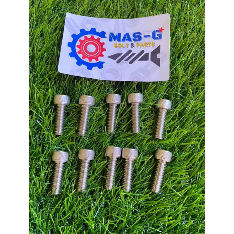 Jual Baut L Stainless Anti karat M8 x 25 drat 12mm | Shopee Indonesia