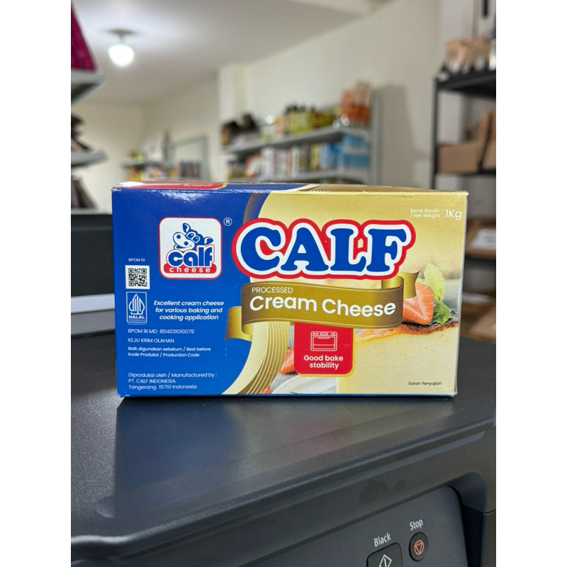 Jual Calf processed cream cheese 1kg (kemasan baru!) | Shopee Indonesia